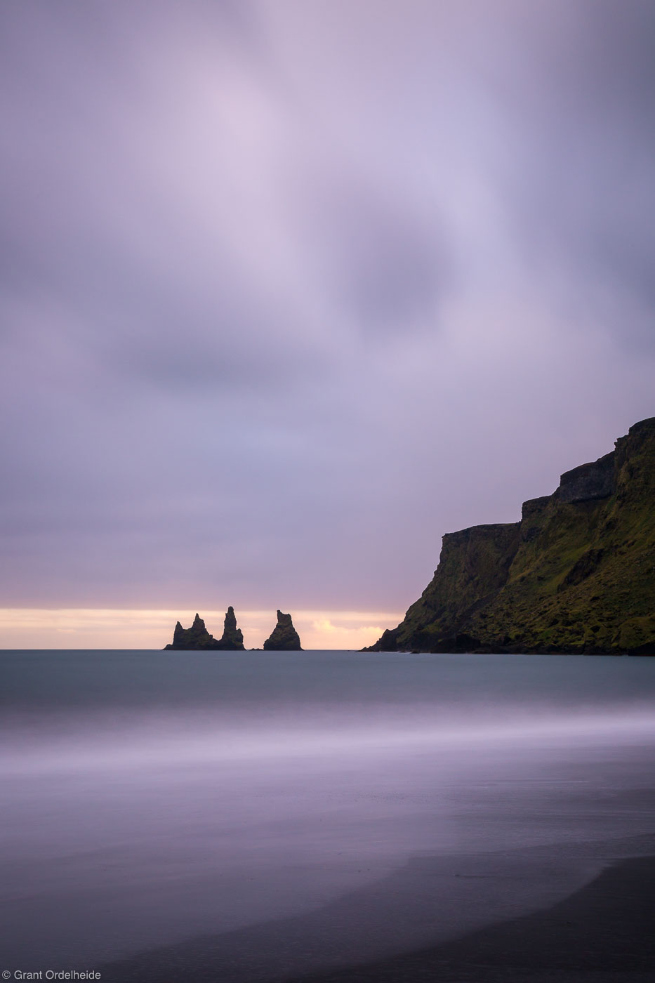 Vik Beach Sunset | Vik, Iceland | Grant Ordelheide Photography
