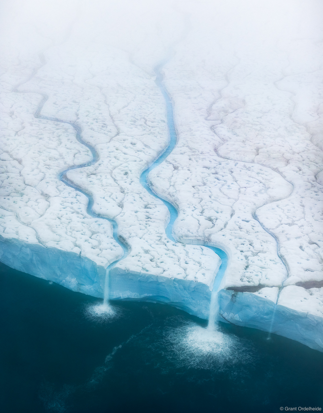 Ice Cap Falls | Svalbard, Norway | Grant Ordelheide Photography